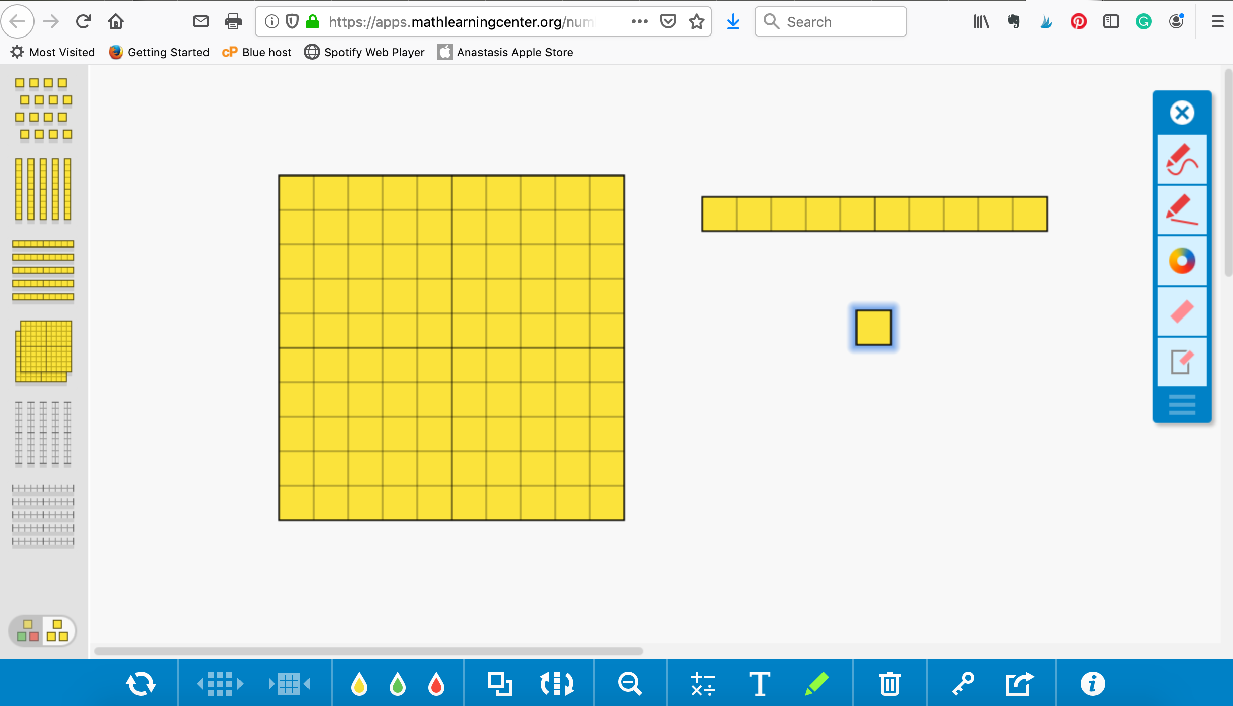 Math Learning System Virtual Manipulatives – Anastasis Math Genius Hub
